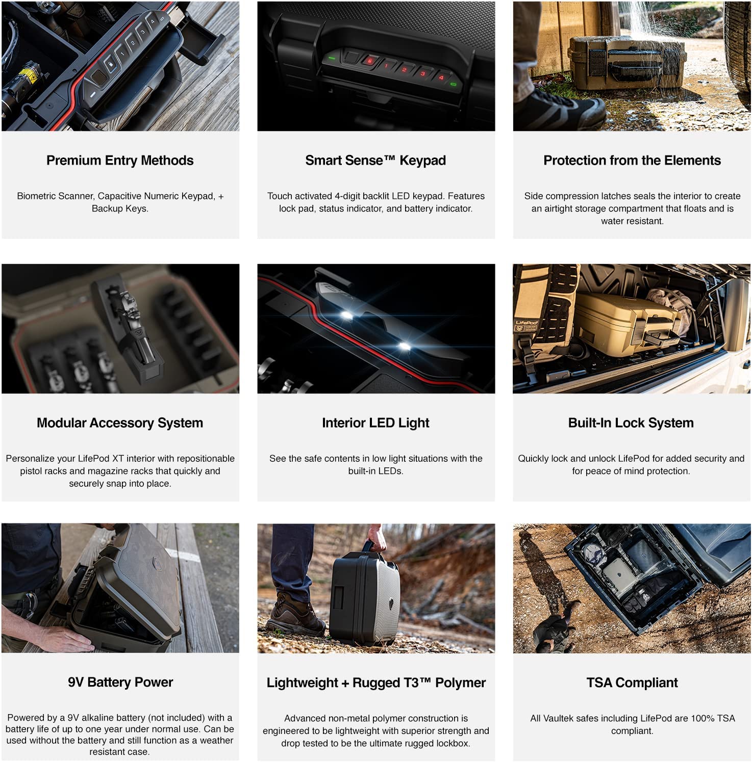 Vaultek LifePod XT1i Biometric Portable Lockbox Review - Expert Safe Reviews