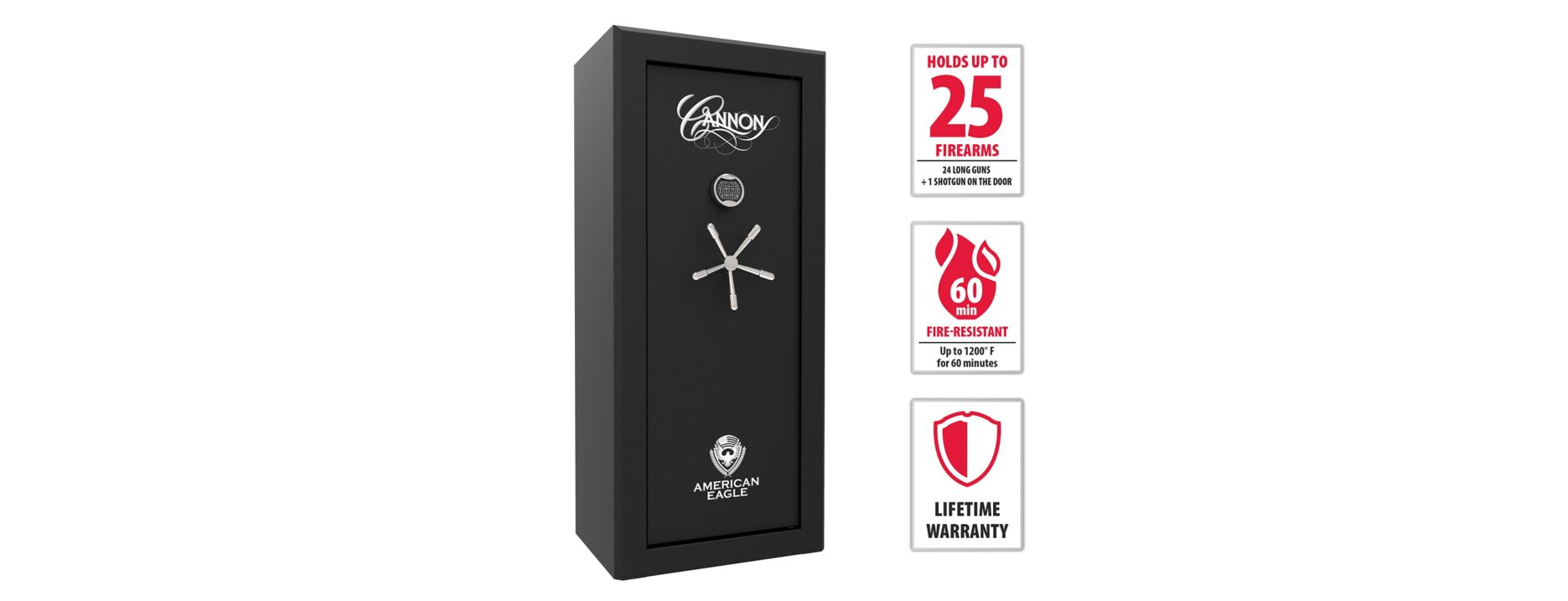 Cannon American Eagle 24 Gun Safe Review - Expert Safe Reviews