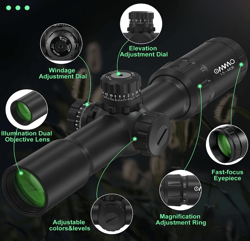 OMMO 1.5-4×30 Lock Zero Rifle Scope Review - Expert Safe Reviews