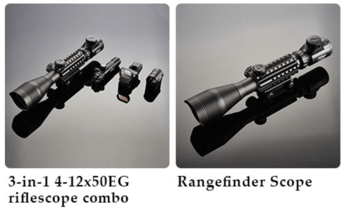 Pinty 4-12x50 Rifle Scope Combo Review - Rangefinder Illuminated Optics ...