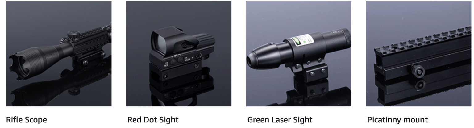 Pinty 4-16X50 Rifle Scope Combo Review - Illuminated Optics Sight Green ...